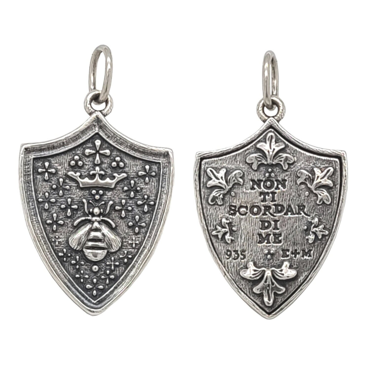 Medium Queen Bee Shield Charm – ERICAMOLINARI